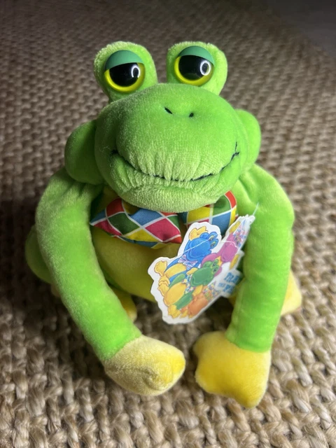 RARE VINTAGE FREDDY The Frog Plush Teddy Bean Toy Collectible £18.49 ...