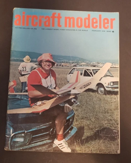 AIRCRAFT MODELER MAGAZINE February 1974 Airplane Models £11.31 ...