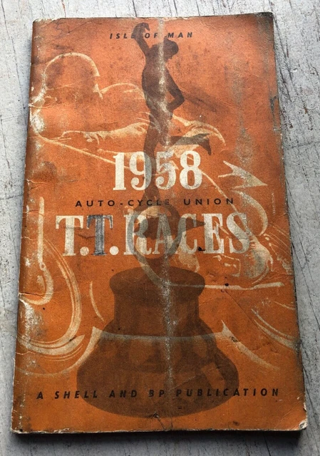 ISOLA DI MAN TT Races, 1958, Auto Cycle Union programma vintage ...
