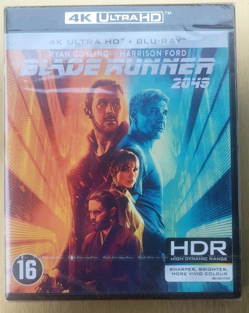 BLADE RUNNER 2049 4K Uhd + Blu Ray New Sealed Dutch Release English ...