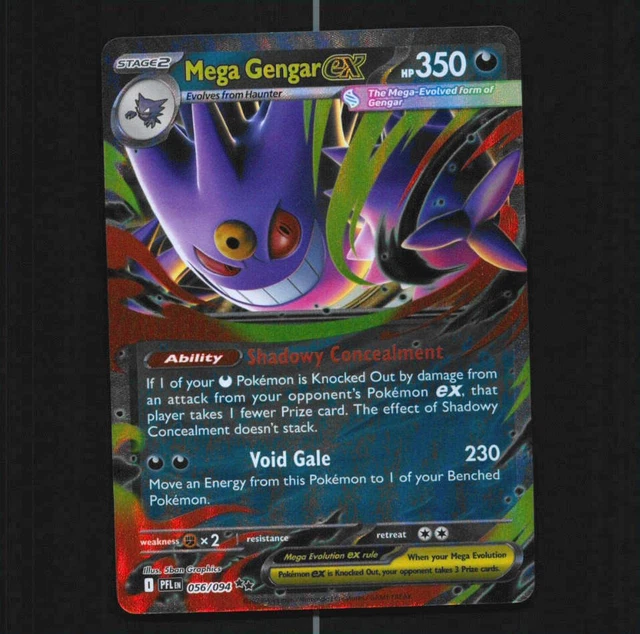 MEGA GENGAR EX Double Rare ME02: Phantasmal Flames 056/094 NM $6.99 ...