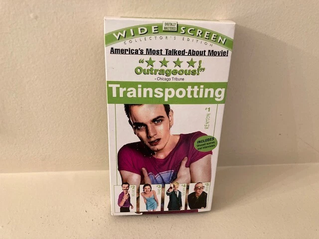 TRAINSPOTTING WIDESCREEN VHS 1990 Like New Condition $25.00 - PicClick CA
