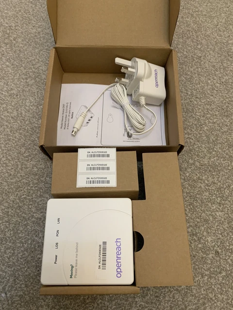 NOKIA-ONT G-010G-Q OPENREACH Optical Fibre GPON Terminal BNIB £14.49 ...