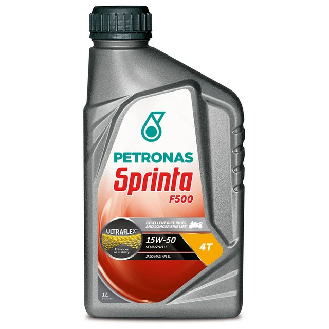 PETRONAS SPRINTA F500 4 Stroke Motorcycle 15W50 Semi Synthetic Oil ...