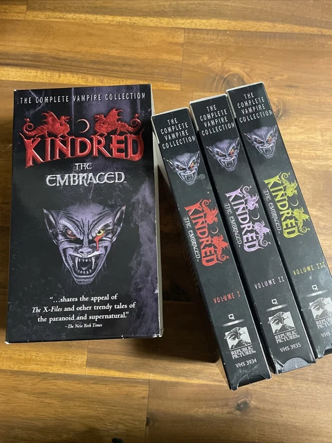 KINDRED THE EMBRACED, Complete Vampire Collection (3-Tape VHS Box Set ...