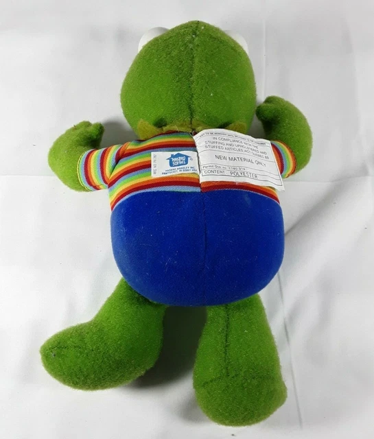 VINTAGE 80S HASBRO Softies Kermit the Frog Muppet Babies Stuffed Plush ...