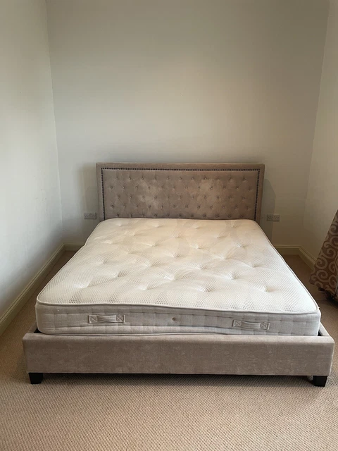 SUPER KING BED And Mattress £225.00 - PicClick UK