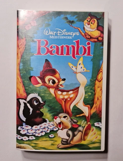 VHS – WALT Disneys Meisterwerk – Bambi mit Hologramm - wertvoll Sammlerstück £44.40 - PicClick UK
