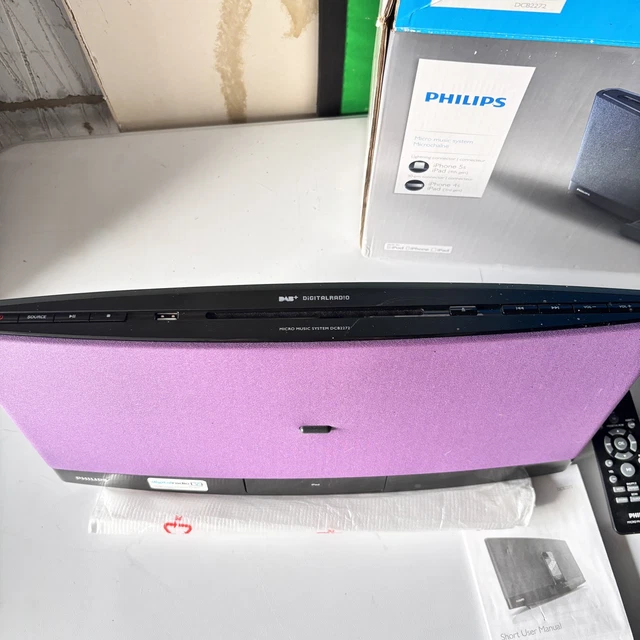 PHILIPS DCB2272/05 IPOD/IPHONE Dock Speaker System DAB Radio, CD Player ...