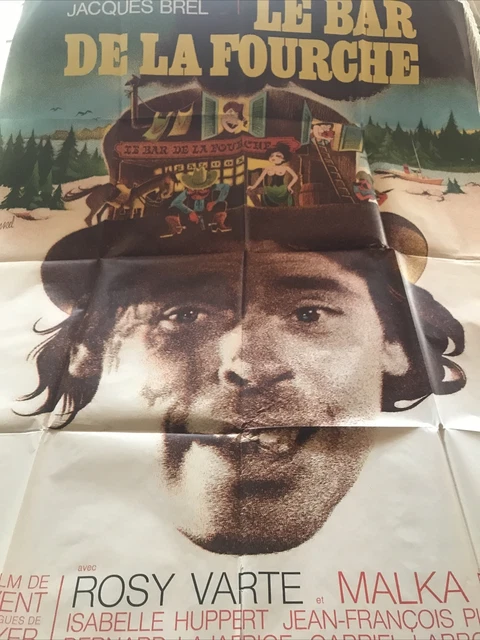 AFFICHE CINEMA LE BAR DE LA FOURCHE BREL 160x120 EUR 3,00 - PicClick FR