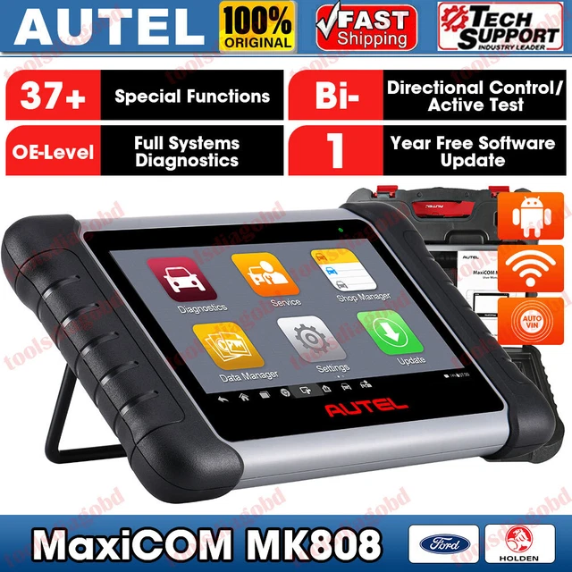 AUTEL MK808 OBD2 Bidirectional Scanner Full System Diagnostic Tool Key ...
