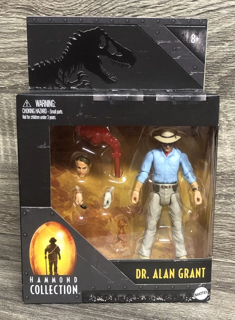 JURASSIC PARK WORLD Hammond Collection Dr. Alan Grant Mattel Action ...