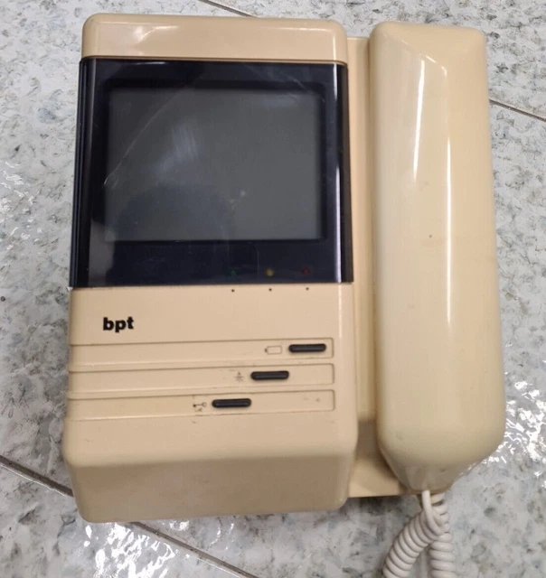 VIDEOCITOFONO MONITOR BPT SERIE 100 ART. VM/100 con staffa da muro ...