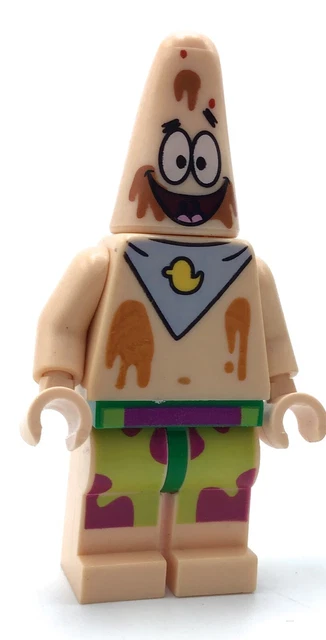 FIGURINE LEGO PATRICK Star Bob Éponge Pantalon Carré Figue Visage Chocolat EUR 8,74 - PicClick FR