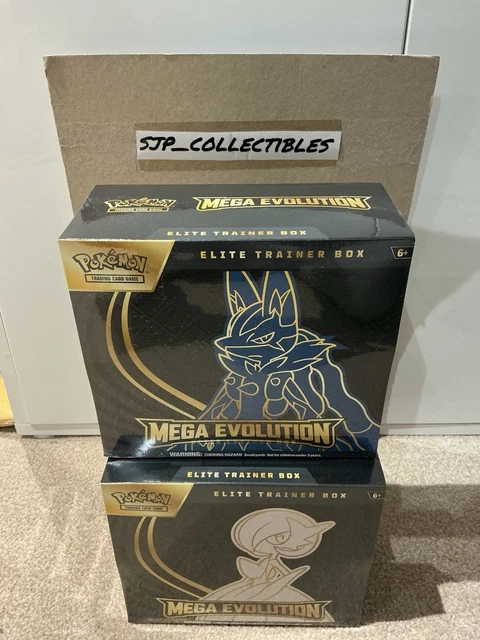 POKÉMON TCG MEGA Evolutions Gardevoir & Lucario Elite Trainer Boxes ...