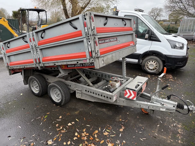 BRIAN JAMES ELECTRIC tipper 2 8ft ramps high sides no vat £3,990.00 ...