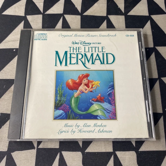 WALT DISNEY THE Little Mermaid CD soundtrack Alan Menken Howard Ashman ...