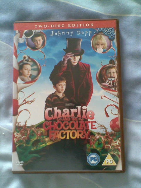 CHARLIE AND THE CHOCOLATE FACTORY - Johnny Depp (2 DISC EDITION DVD) £1 ...