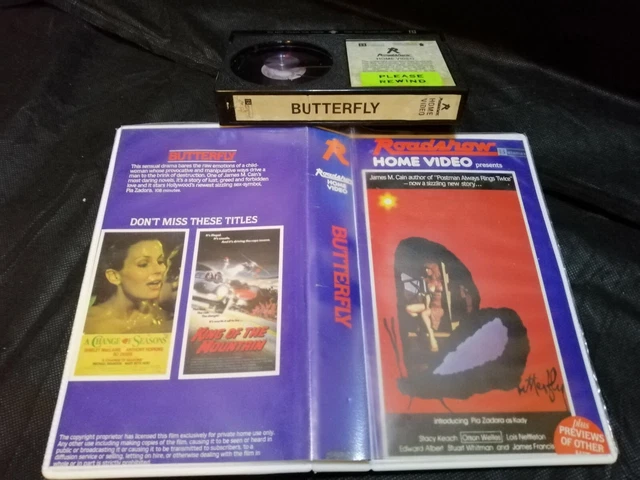 BUTTERFLY (1982) RARE Oz Roadshow Home Video 1st Issue BETAMAX Cult Crime Drama $24.95 - PicClick AU