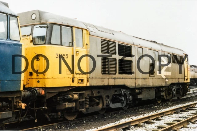UK DIESEL TRAIN Railway Photograph Of Class 31 31155 Loco. (Rm31-127) £ ...