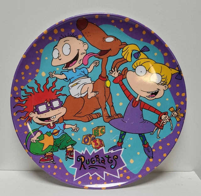 RUGRATS NICKELODEON KIDS Plastic Plate 90s 8" Vintage Zak Designs 1997 ...