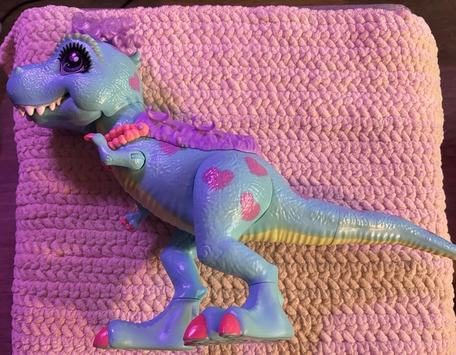 MATTEL CAVE CLUB Tyrasaurus TRex Dinosaur Chomping Toy Seats 2 - No ...