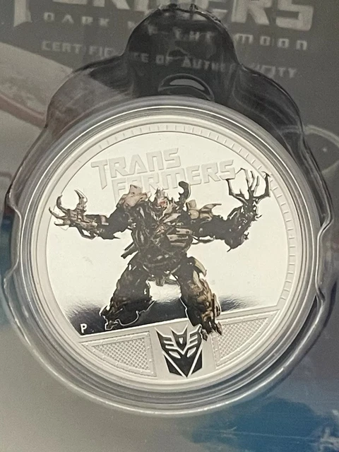 TRANSFORMERS - MEGATRON 1 oz Silver Proof Coin $149.99 - PicClick AU