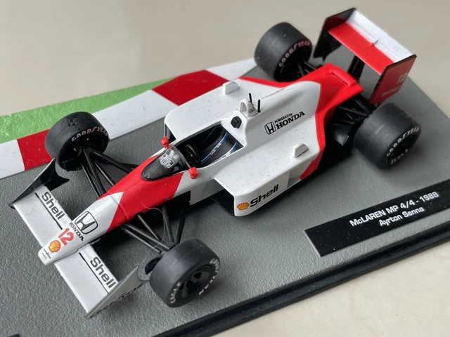 MCLAREN-HONDA MP 4/4 #12 Ayrton Senna 1988 F1 1/43 World Champion EUR ...