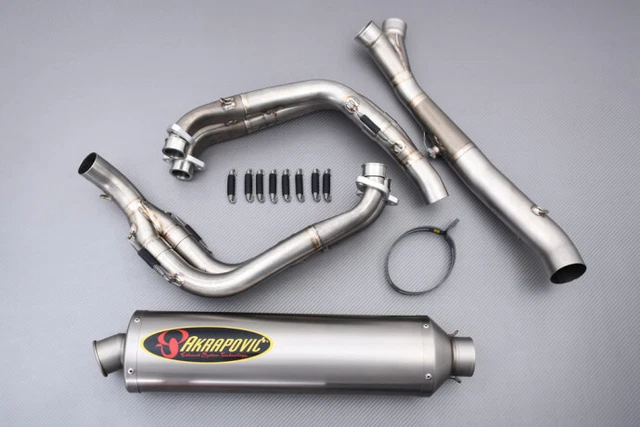FULL EXHAUST SYSTEM AKRAPOVIC EVO2 Titan Exhaust SUZUKI GSXR 600 / 750 ...
