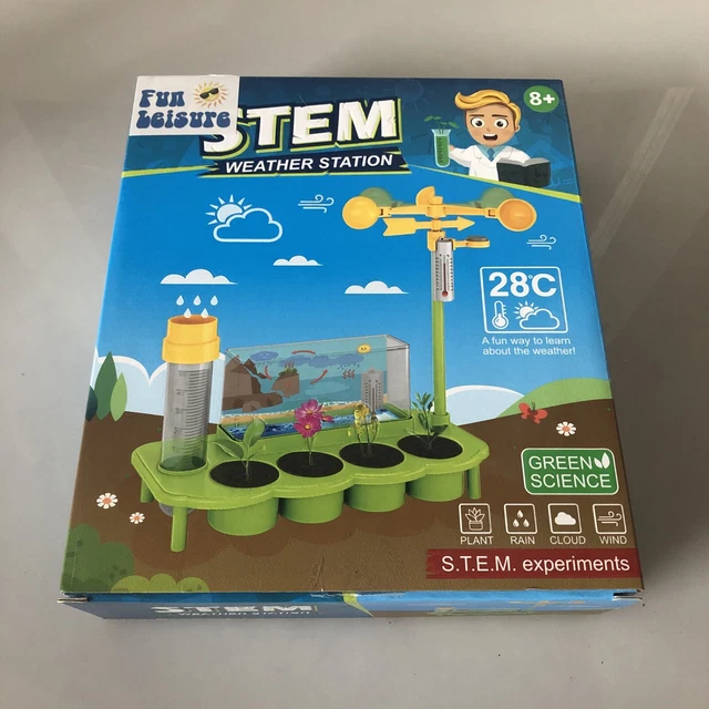 GREEN SCIENCE STEM experiments weather station surprising chemistry ...