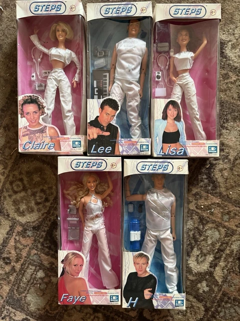 STEPS COMPLETE SET x5 Original 2000 Boxed Official Dolls £260.72 ...