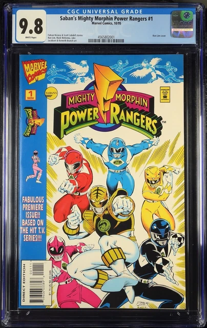 SABAN'S MIGHTY MORPHIN Power Rangers #1 CGC 9.8 Marvel Comics 1995 Ron ...