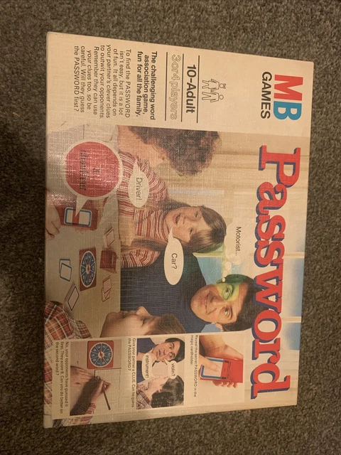 RARE VINTAGE MB Games Password Board Game 1978 £8.99 - PicClick UK