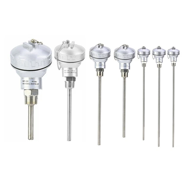 INDUSTRIAL GRADE PT100 Temperature Sensor Probe with NPT Thread ...