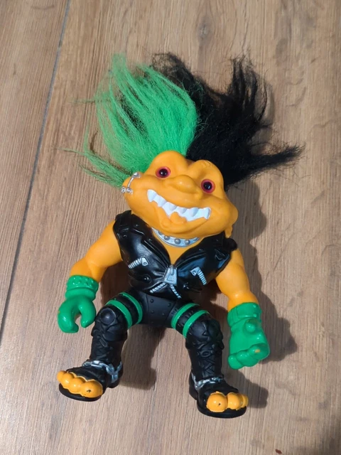 VINTAGE 1992 HASBRO the Original Battle Trolls Punk Troll Action Figure ...