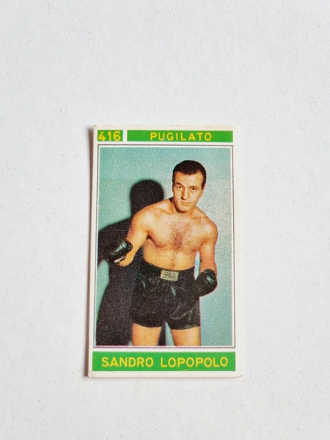 FIGURINE 416 SANDRO Lopopolo Champions Du Sport 1967-1968 Panini Valide ...