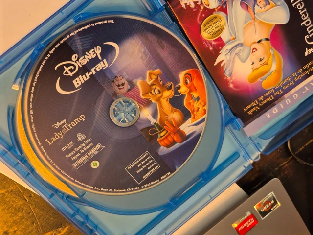 DISNEY LADY & The Tramp Diamond Edition Blu-ray Dvd Slip Cover FAMILY ...