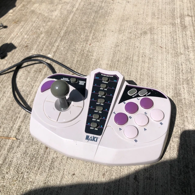 VINTAGE NAKIA ARCADE Stick Controller Fight Joy (Super Nintendo & Sega ...