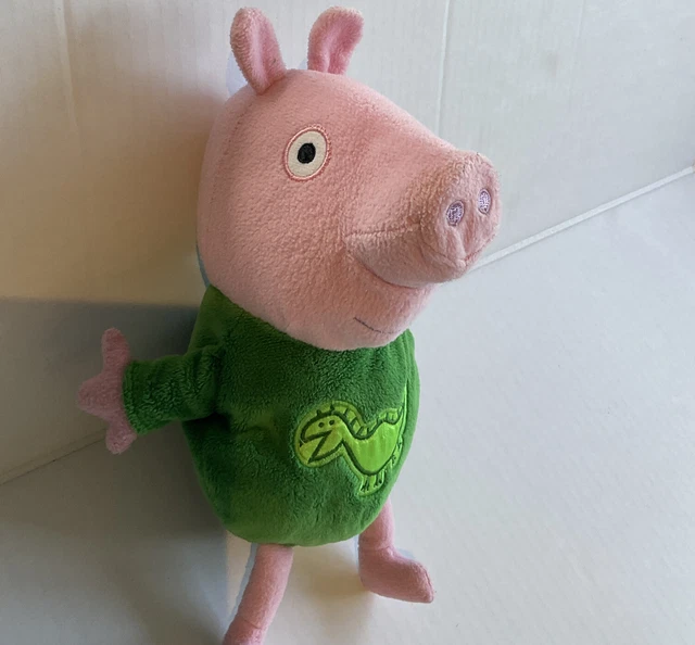 PEPPA PIG GEORGE Green dinosaur Outfit Plush Teddy Soft Toy. 11 inches ...
