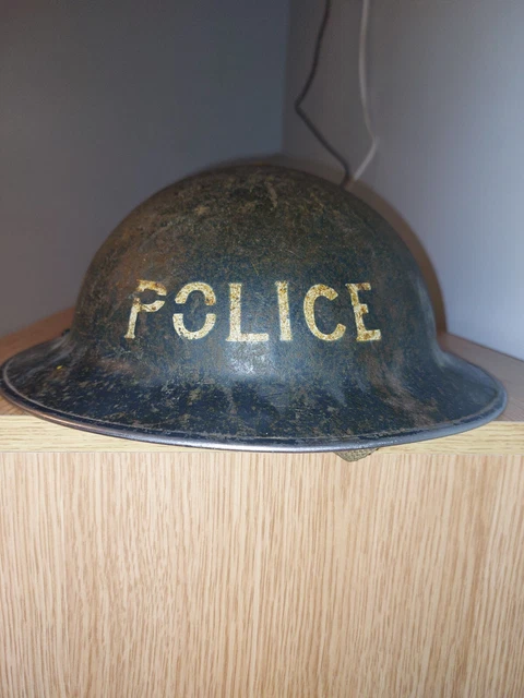WW2 BRITISH POLICE Helmet £110.88 - PicClick UK