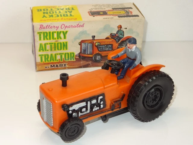 MARX HONG KONG Plastic Tricky Action Tractor (391) £40.00 - PicClick UK