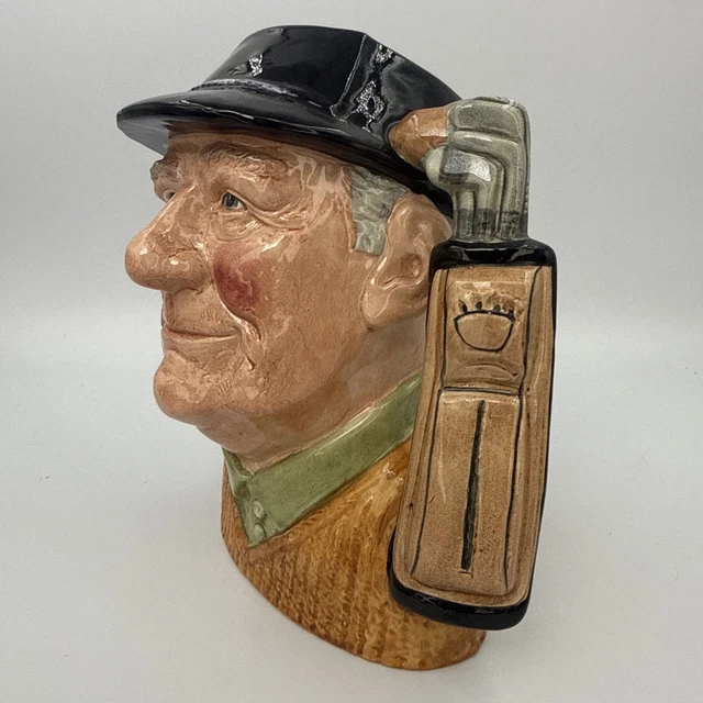 ROYAL DOULTON GOLFER Large Character Toby Jug D6623 7" £35.00 - PicClick UK