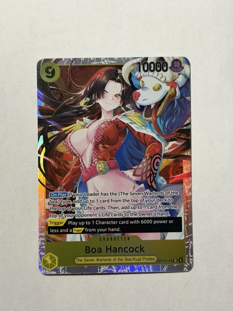 2026 ONE PIECE TCG Boa Hancock SR The Azure Sea's Seven OP14-112 NM £13 ...