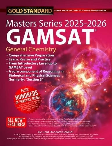 2025-2026 MASTERS SERIES GAMSAT General Chemistry Preparation by Gold ...