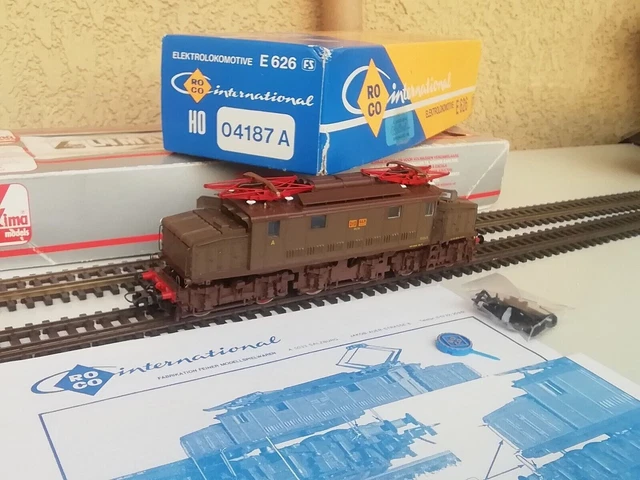 ROCO 04187A E626 407 FS STUPENDA LOCO META' ANNI '80 IN VERSIONE ...