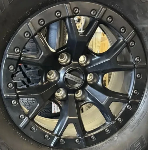 2024 FORD RAPTOR R F-150 F150 Black Beadlock Bead Lock Wheels Rims OEM ...
