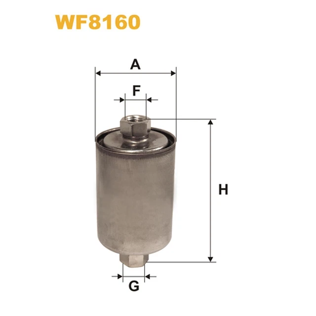IN-LINE ENGINE FUEL Filter For Rover MG MG TF 120 | Genuine WIX £15.15 ...