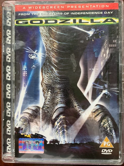 GODZILLA DVD 1998 Monster Movie Action Film in Super Jewel Case $22.55 ...