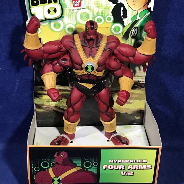 NEW - FOUR ARMS V.2 - Ben 10 HYPERALIEN 7" Figure BANDAI 2011 Large ...
