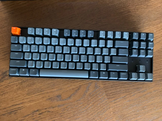 KEYCHRON K8 WIRELESS Mechanical Keyboard - White Backlight, Gateron G ...